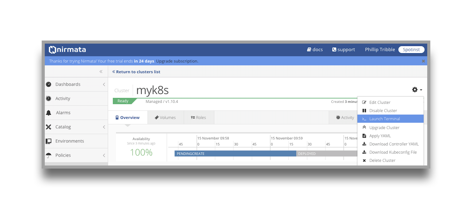 Spotinst Nirmata:一个简单的方法来创建和管理Kubernetes - 雷电竞技官网首页
